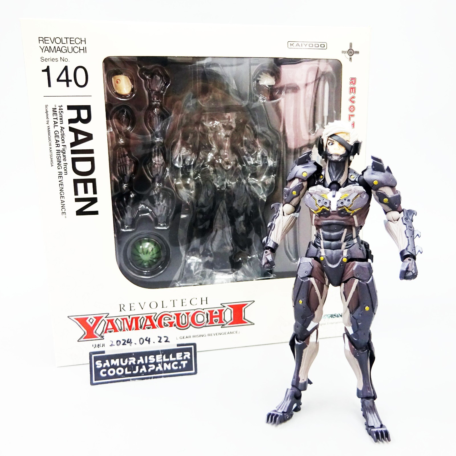 Revoltech Yamaguchi METAL GEAR RISING REVENGEANCE RAIDEN Figure No.140 ...