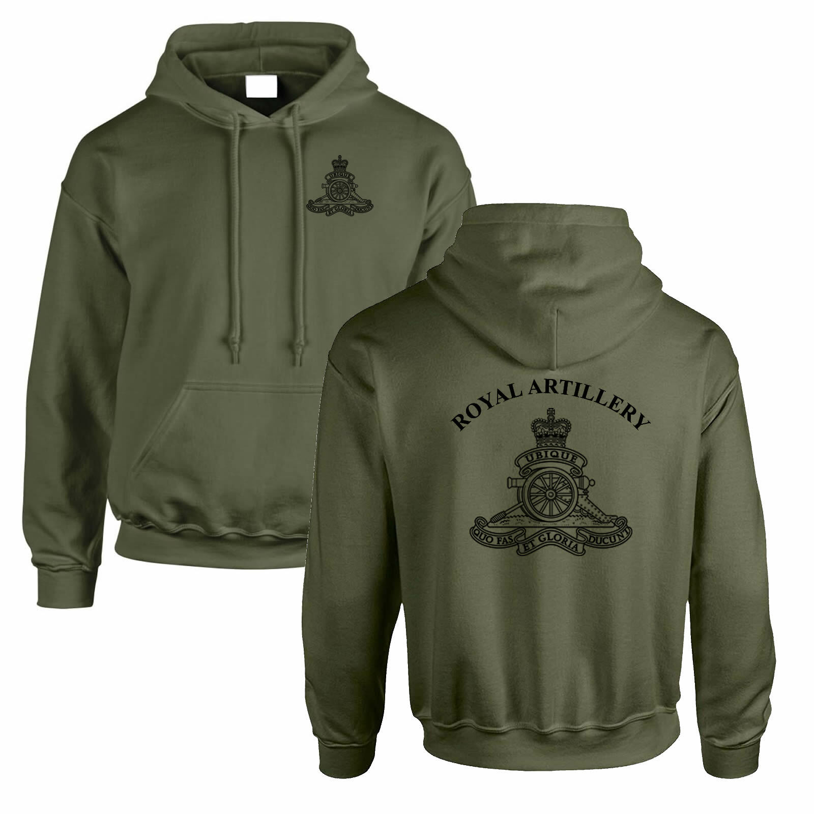 Double Sided Printed Army Olive Green hoodie HM RTR Para REME RGR RAMC ...