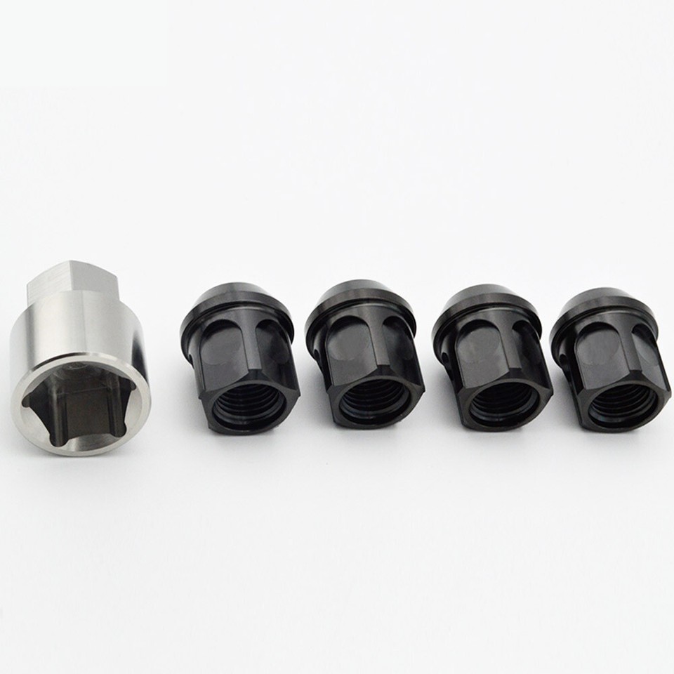 High Performance Anti-theft Lug Locking Wheel Bolts Titanium M12x1.25 ...
