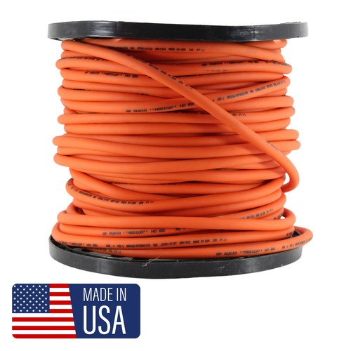 GP Car Audio 4 AWG 100% OFC Power/Ground Wire Orange Lot Cut By The ...