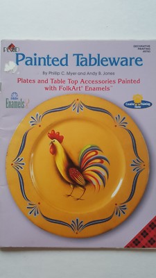 Painted Tableware Workbook Plaid #9763 Tole Decorative Painting | eBay