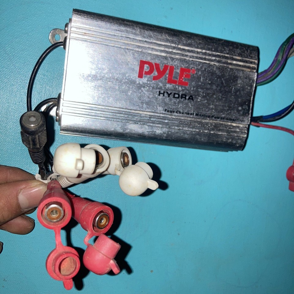 Pyle Hydra Marine Amplifier - Upgraded Elite Series 400 Watt 4 Channel ...