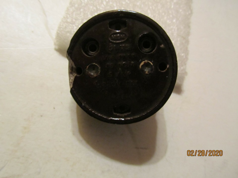 1940's Bakelite & Porcelain Light Switch Made by Mem England | eBay
