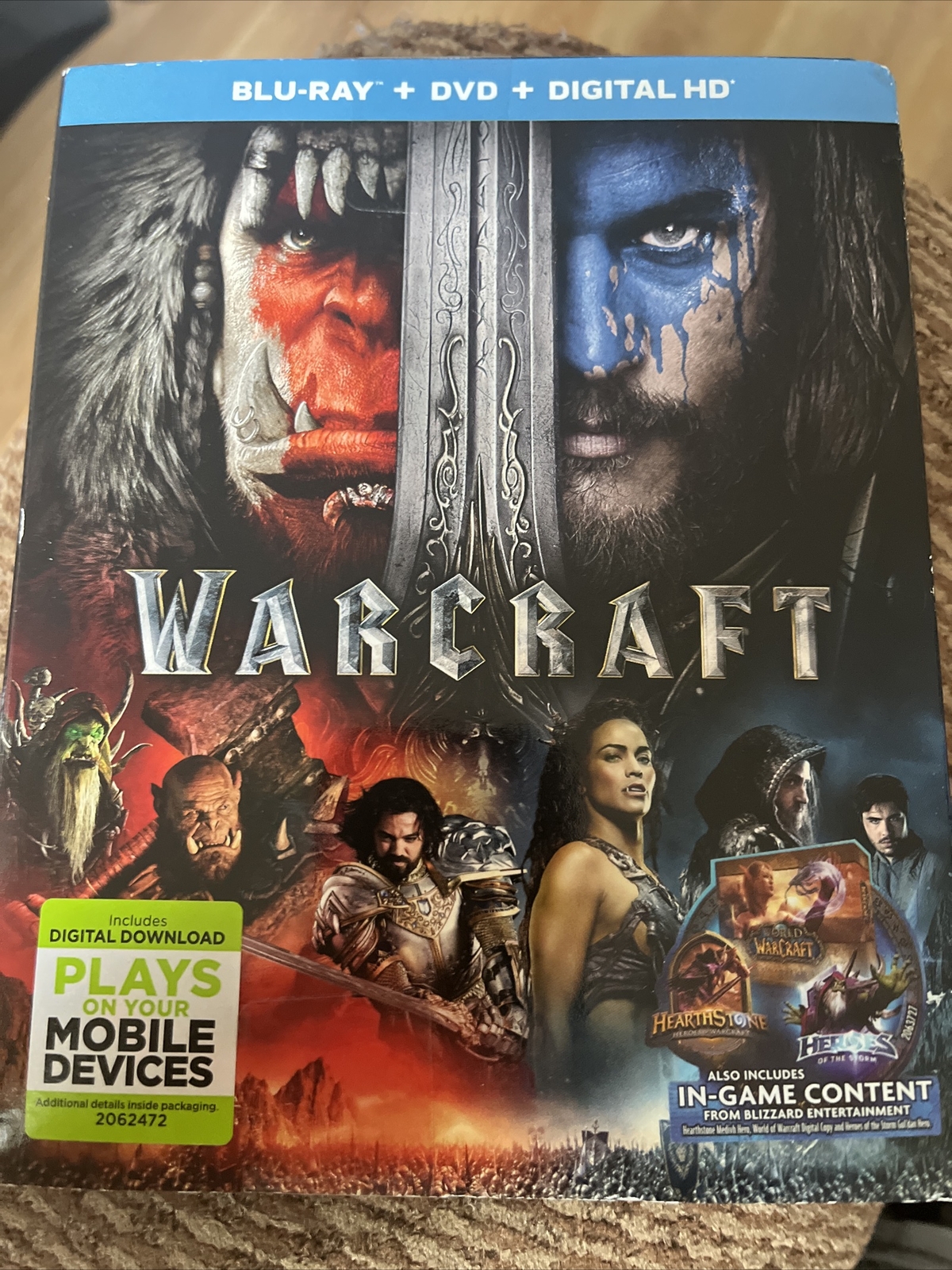 Warcraft (Blu-ray + DVD) with Slipcover 25192243035| eBay