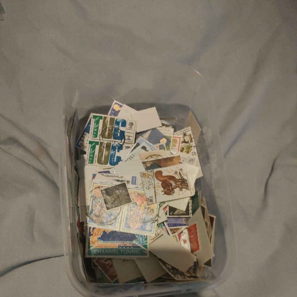 UK Postage Stamps Used Sorter Lot Approx 300-400 All Of Paper | eBay UK