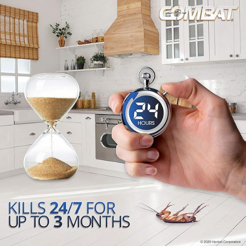 COMBAT MAX Mata Cucarachas Gel Jeringa Cebo Asesino Fuente Interna ...