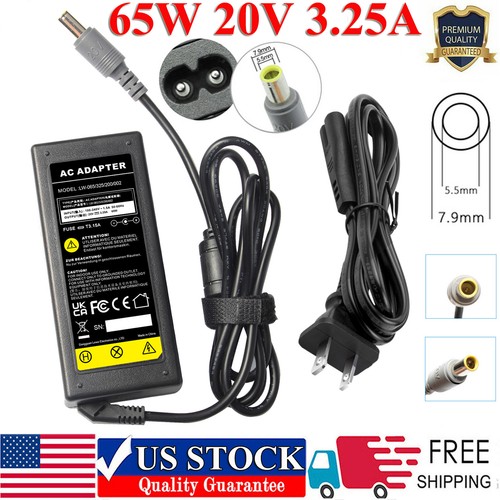 65W Adapter Charger Power Supply for Lenovo Thinkpad T410 T420 T510 ...