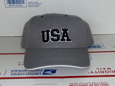 vintage Y2K 2000s 90s USA Baseball Cap dad Hat United States of America ...