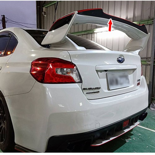 Unpainted FOR Subaru WRX STI Gurney Flap Trunk Lip Spoiler 2015-2019 | eBay