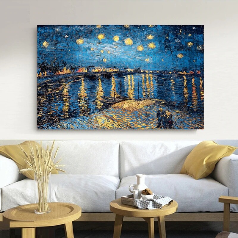 Vincent Van Gogh Starry Night Over The Rhone 2