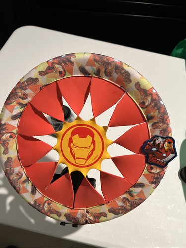 JA RU Marvel Avengers iRONMAN Soft Flyer Frisbee Disc BEACH - POOL FUN ...