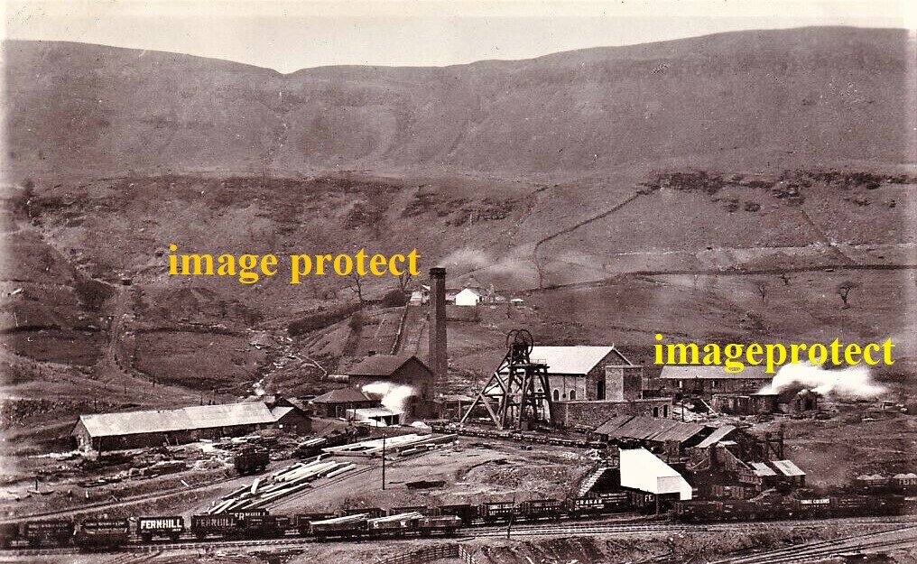 Treherbert, Glamorgan - The BLAEN RHONDDA COLLIERY seen here in 1910 ...