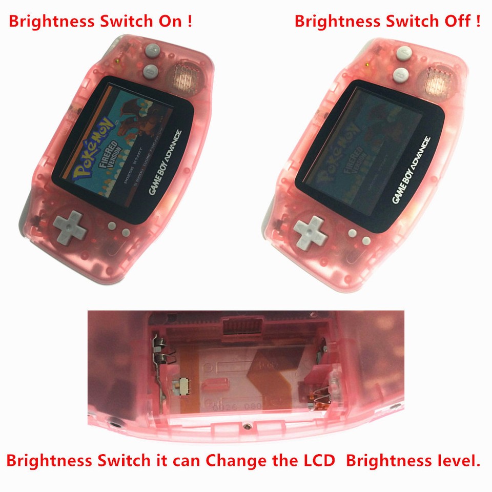 Game Boy Advance GBA Console w/ AGS 101 Backlight Backlit Mod ...