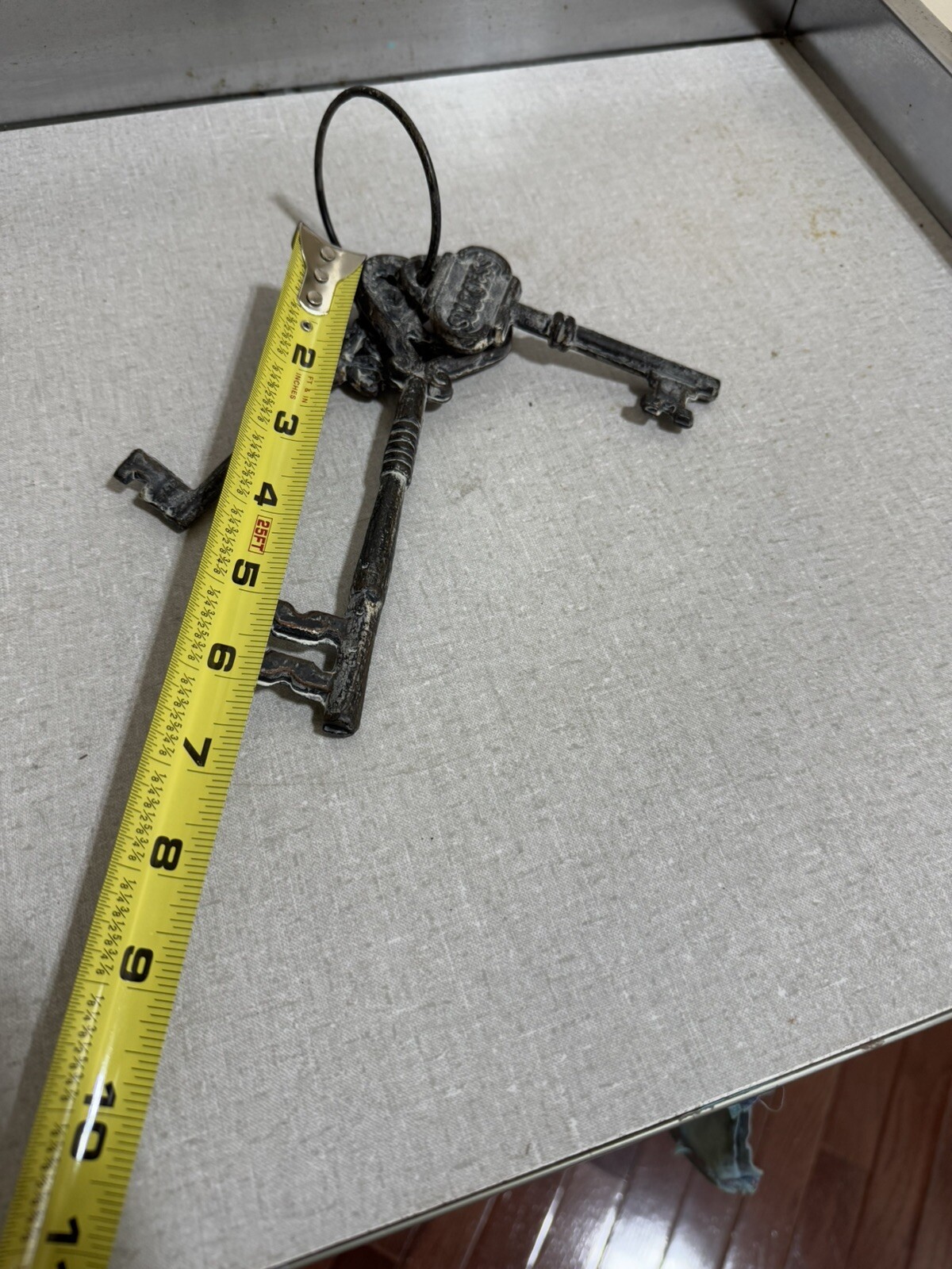 VTG Cast Iron Decorative Keys | eBay