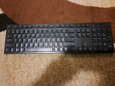 Genuine Dell WK636P Wireless Keyboard ONLY With USB Receiver. Tested | eBay