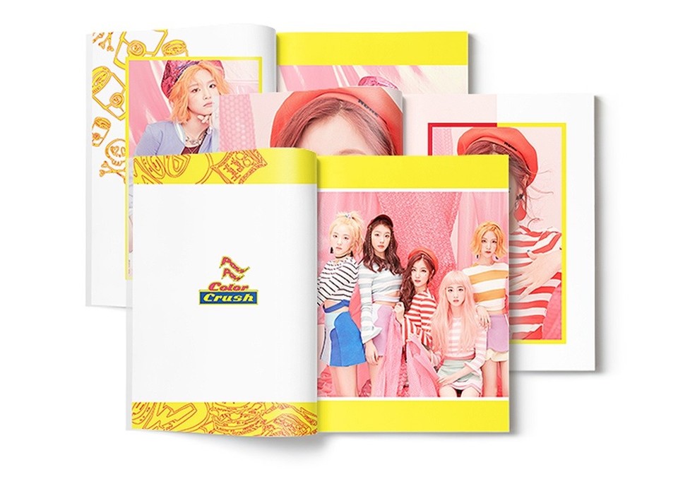 K-POP ELRIS 2nd Mini Album Color Crush CD+Booklet+Photocard+Postcard ...