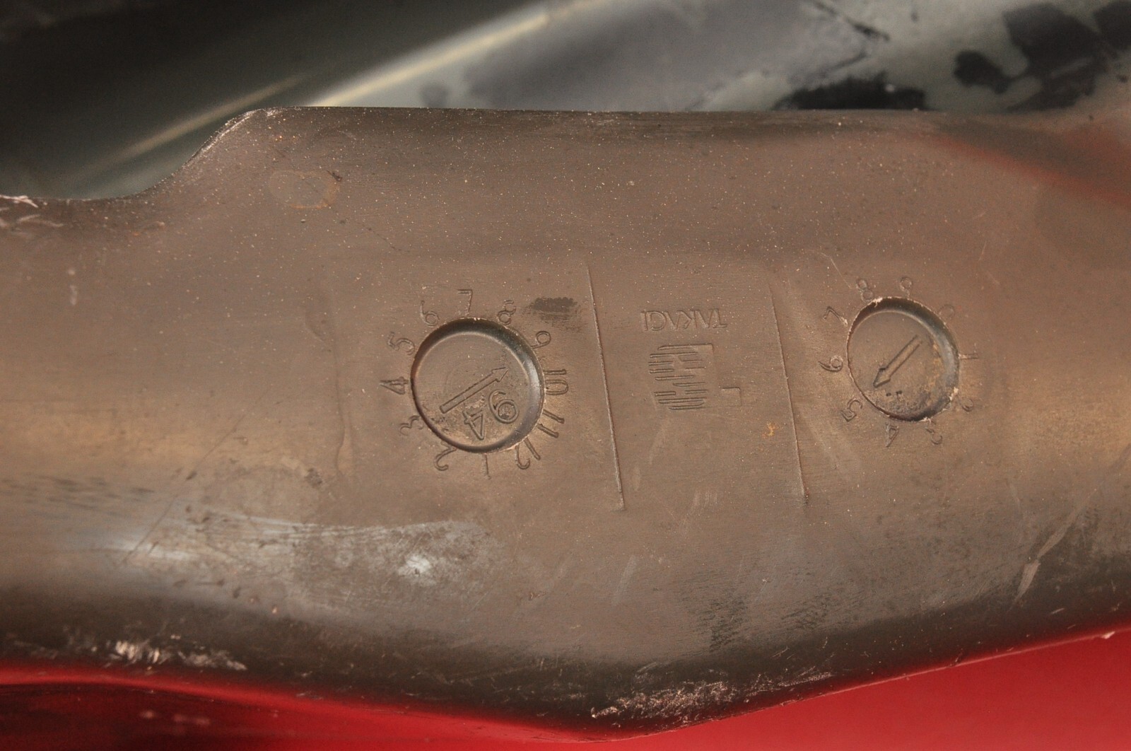 93-95 Suzuki Rm250 RM 250 Gray Gas Fuel Petrol Tank Mounts Cap Petcock ...