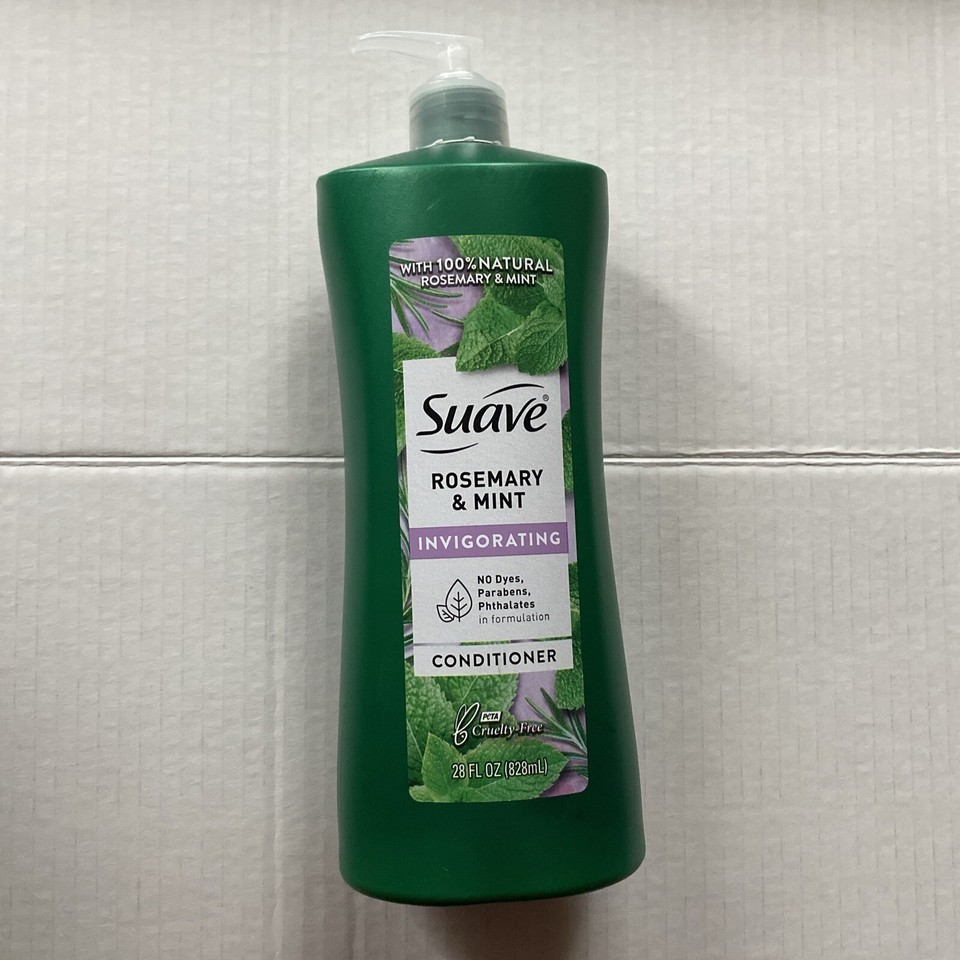 SUAVE ROSEMARY & MINT INVIGORATING CONDITIONER 100% NATURAL ROSEMARY ...