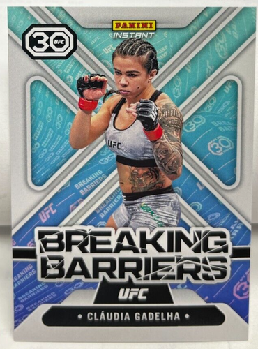 Claudia Gadelha 2023 Panini Instant UFC Breaking Barriers #BB-13 - MMA ...