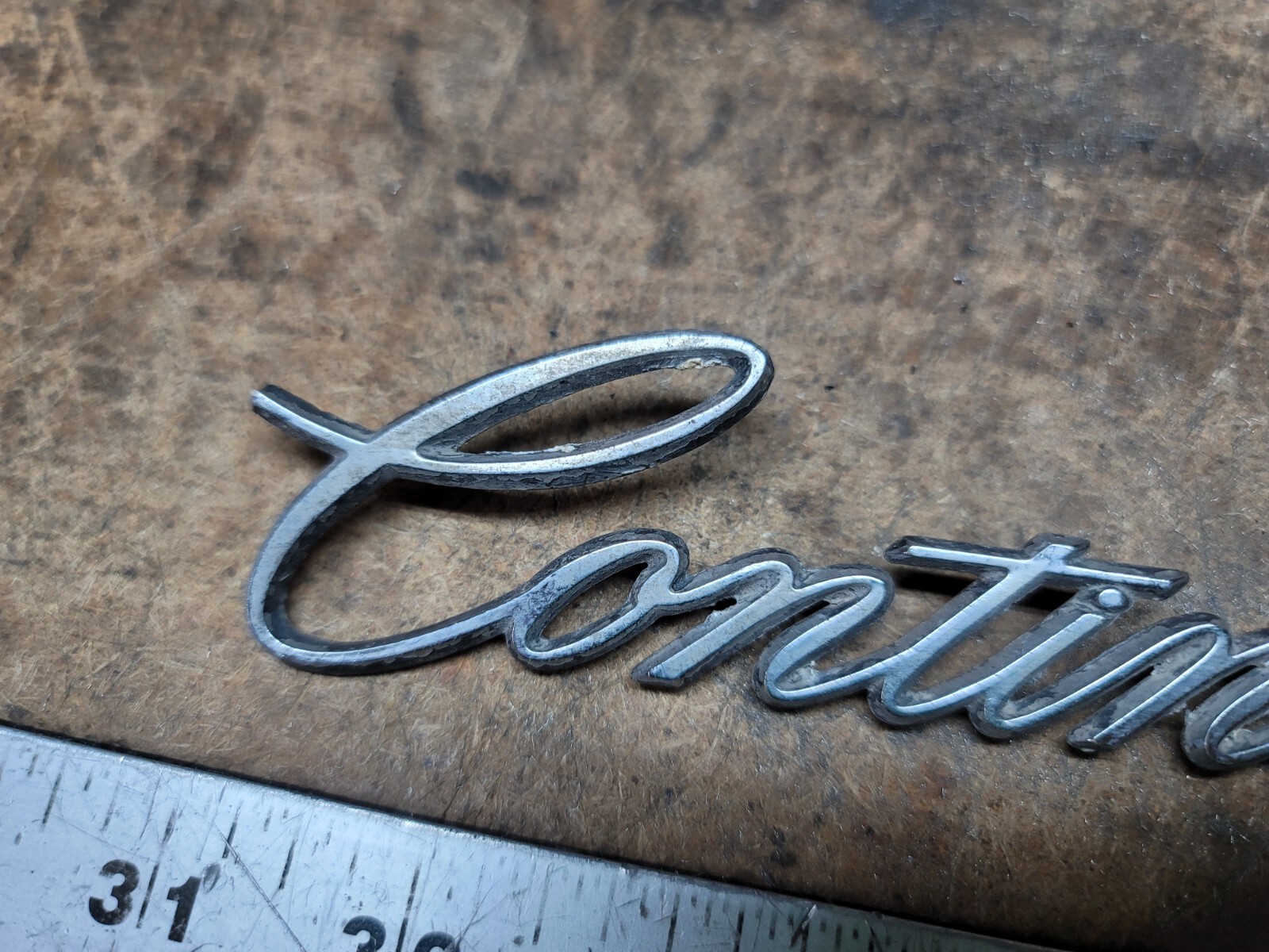 1974 1975 Ford Lincoln Continental Script Emblem D5VB-65291B63-AA | eBay