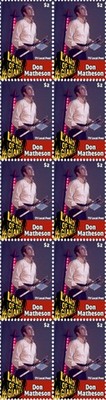 Don Matheson Land of the Giants TV History Vignette Mint Stamp Strip of ...