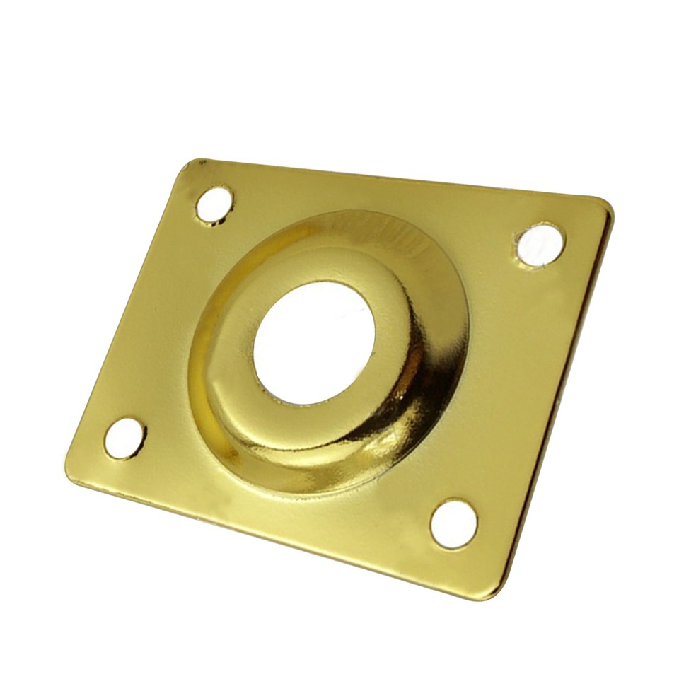 Square Style Metal Blank Output Jack Plate For Electric Guitar Jack ...