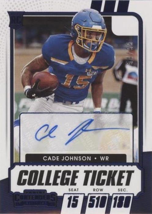 2021 Panini Contenders Draft Picks - College Ticket Autographs Cade ...