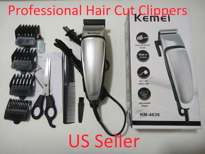Kemei Electric Professional Hair Cut Clippers Cutter Tools Salon Barber ...