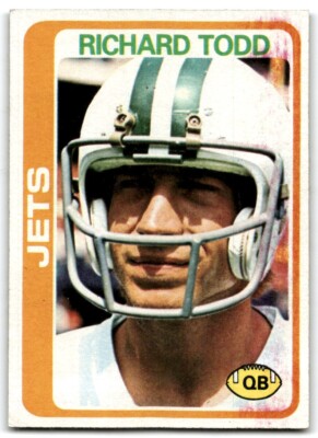1978 TOPPS RICHARD TODD NEW YORK JETS #267 | eBay
