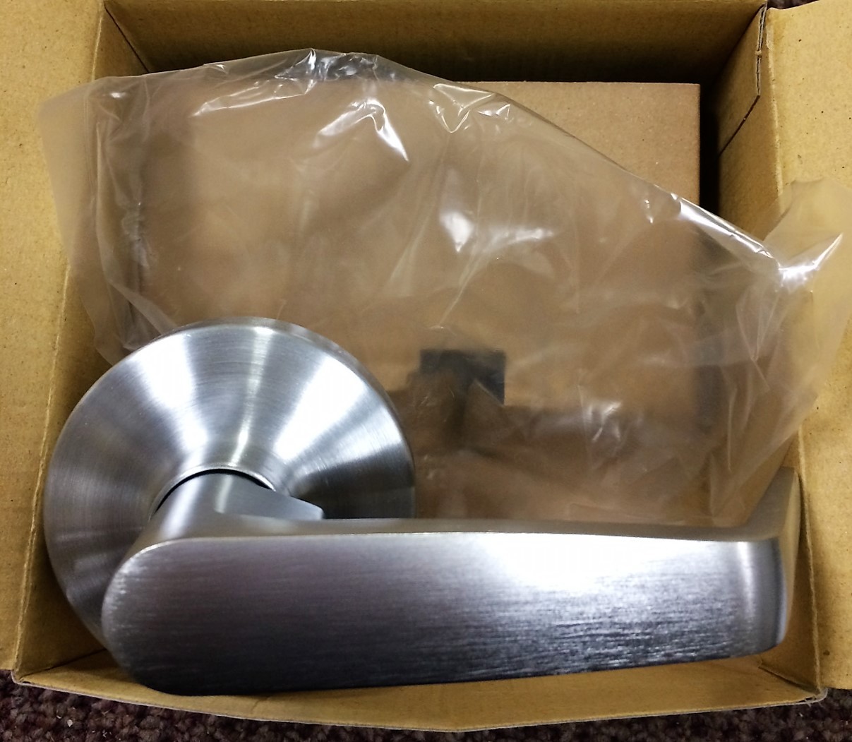 PDQ Door Trim 4200 Exit Device Lever Rose Satin Chrome | eBay
