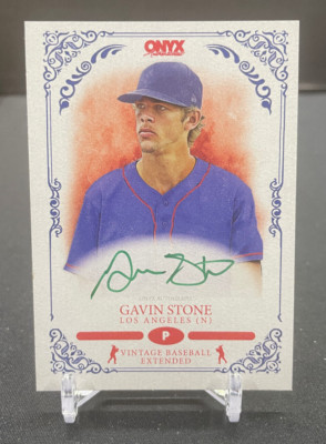 2022 Onyx Vintage Extended Gavin Stone Green Ink On Card Auto /50 | eBay