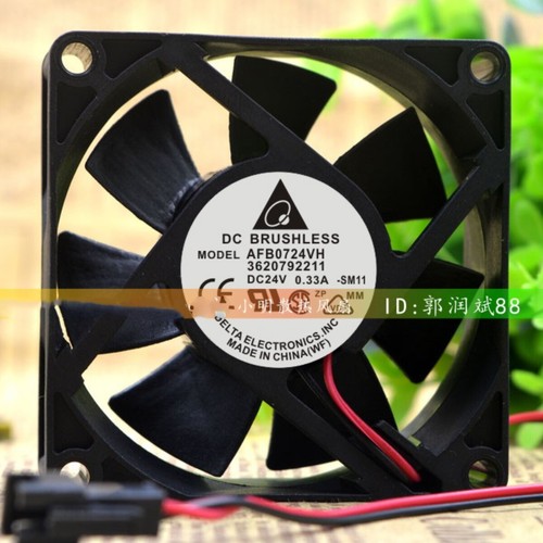 DELTA AFB0724VH 7025 24V 0.33A 7CM Inverter Chassis Cooling Fan | eBay