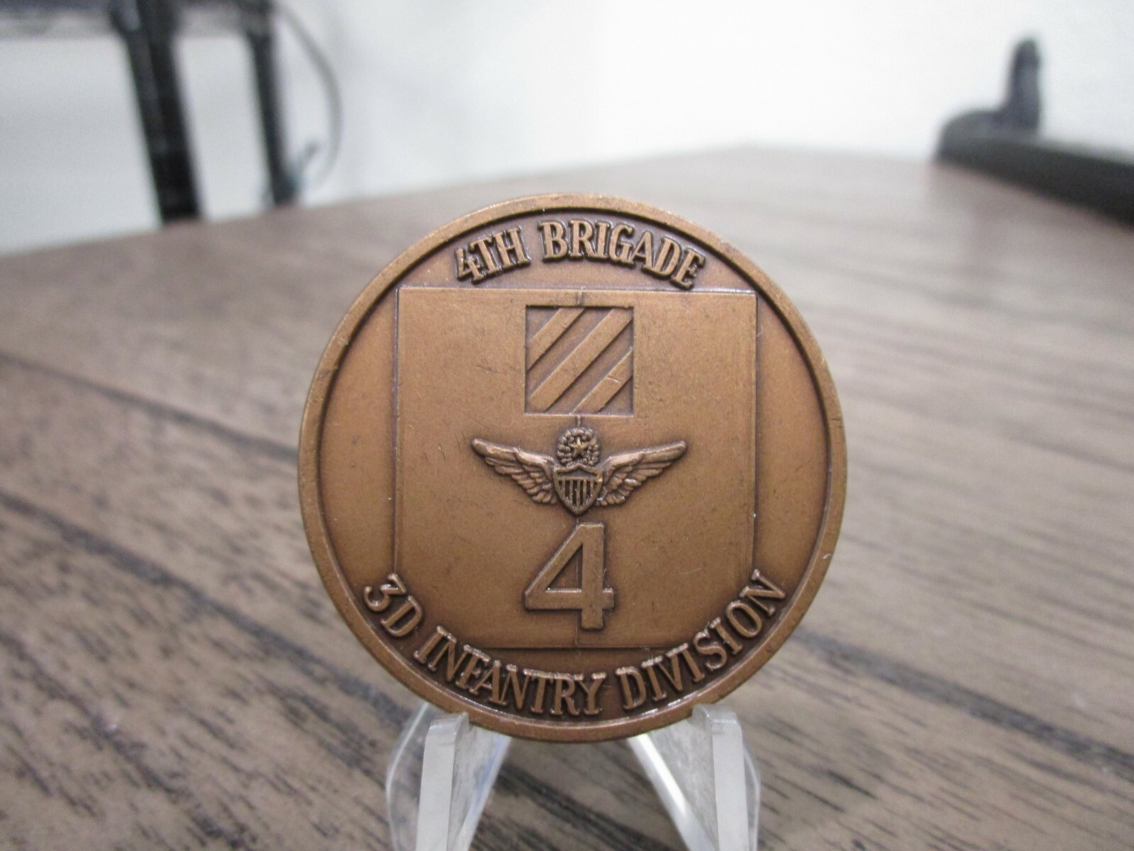 Vintage US Army 4th Brigade 3rd Infantry Division Challenge Coin #265F ...