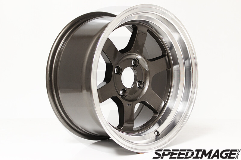 ROTA WHEELS GRID V 15X8 +0 4X114.3 GUNMETAL POLISH LIP DATSUN 240Z ...