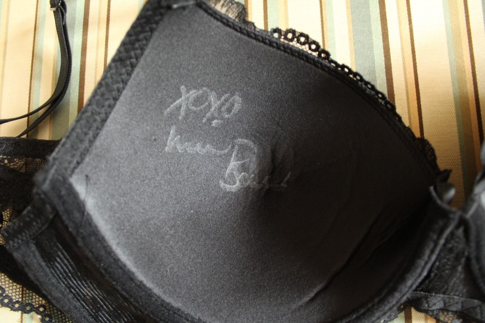 MICHELLE BAENA PLAYBOY COVERMODEL SIGNED BRA SIZE 34D WITH SIGNED ...