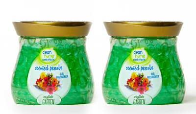 2 Scented Pearls Air Fresheners Odor Neutralizer English Garden scent ...