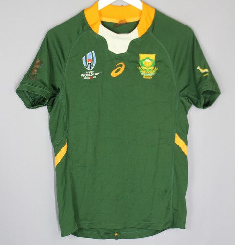 2019 SOUTH AFRICA SPRINGBOKS ASICS RUGBY WORLD CUP JAPAN JERSEY ENGLAND ...
