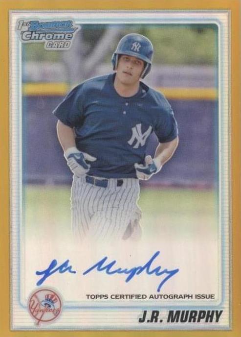 2010 Bowman Chrome - Prospects J.R. Murphy #BCP96 Gold Refractor ...