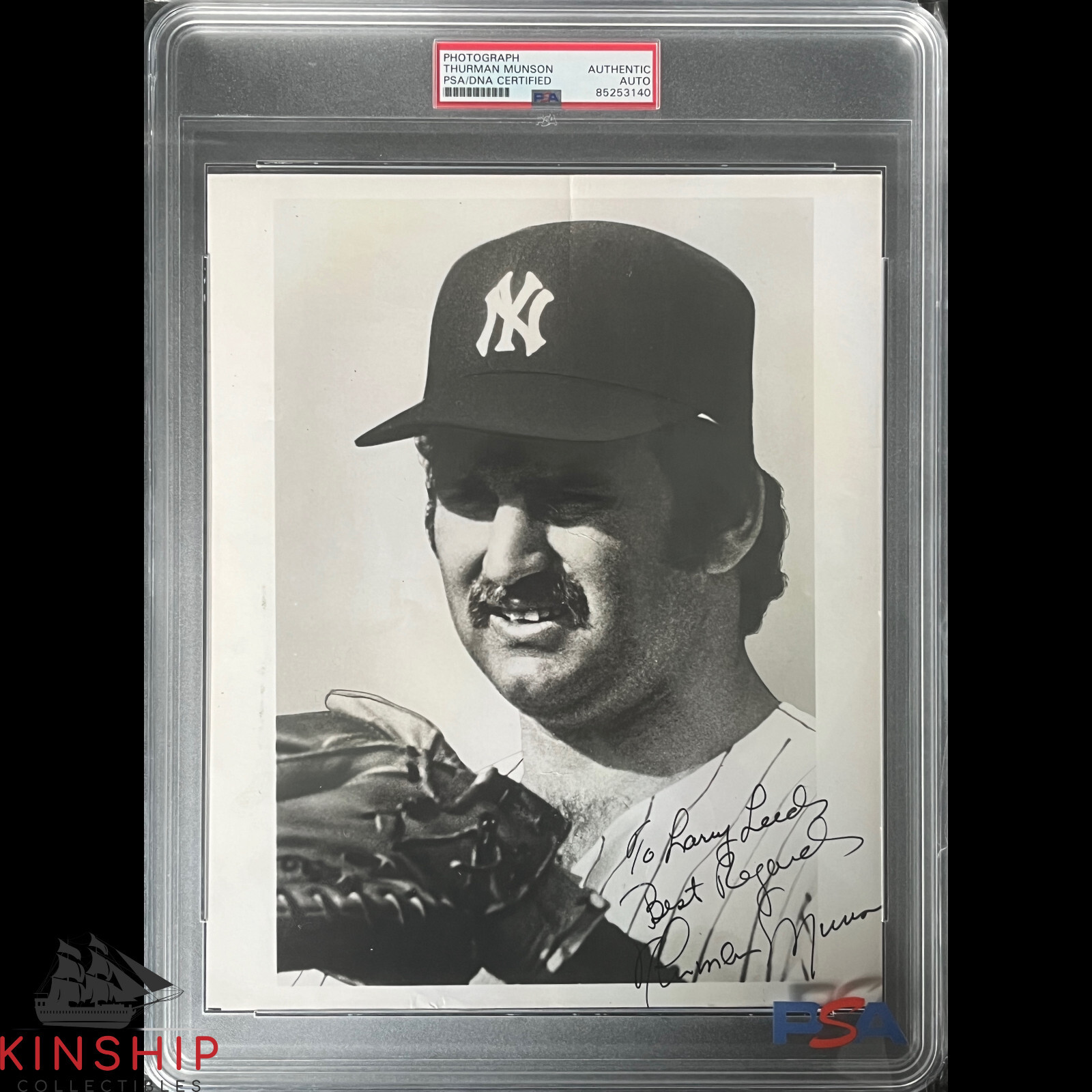 Thurman Munson Autographed Memorabilia | Signed Photo, Jersey ...