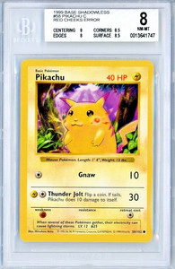 Pikachu 1999 Pokemon Game #58 Shadowless (Red Cheeks) Price Guide ...