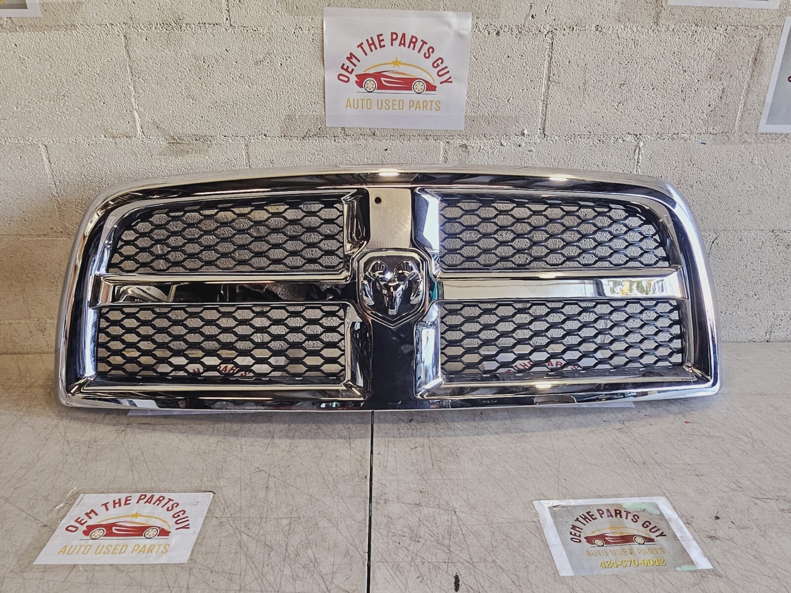 2013-2017 Dodge Ram 2500 3500 Chrome Front Radiator Grille w/ Emblem ...