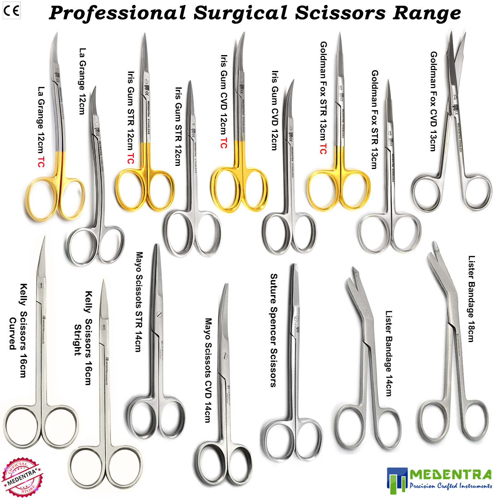 Types Of Medical Scissors