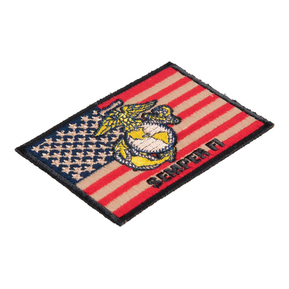 American Flag Marines EGA Patch, US Flag Patches | eBay