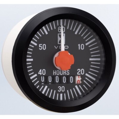 VDO Cockpit Int. Hour Meter w/ Minute Hand Gauge 12V 331-959 LAST ONE ...