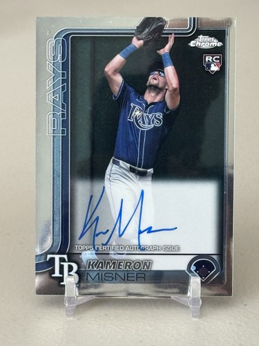 2025 Topps Chrome Kameron Misner Auto #RA-KMI Tampa Bay Rays (RC, AU ...