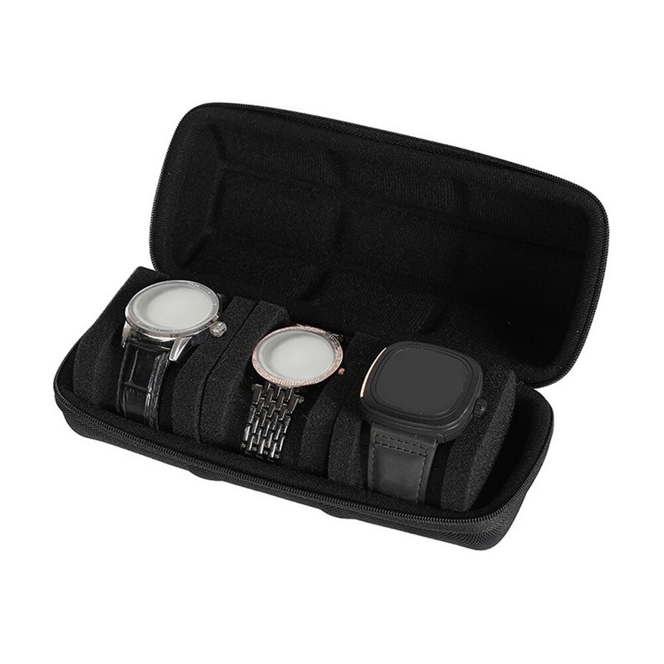 Travel Watches Storage Box Wrist Watch Jewelry Display Case Organizer ...