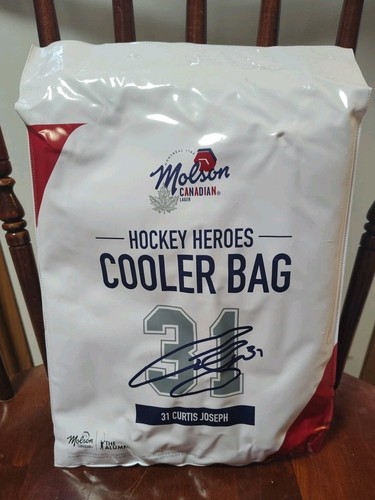 Molson Canadian Beer Insulated Cooler Bag #31 Curtis Joseph CUJO Hockey ...