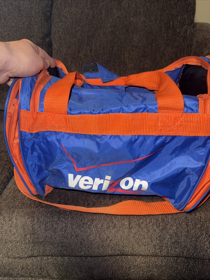 Vintage New York Mets Verizon Employee Gym Bag Duffle SGA Rare Retro | eBay