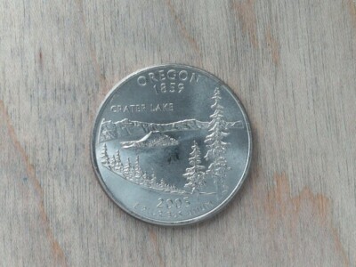 2005 P Oregon State Quarter Uncirculated B.U. U.S. Mint Roll Actual ...