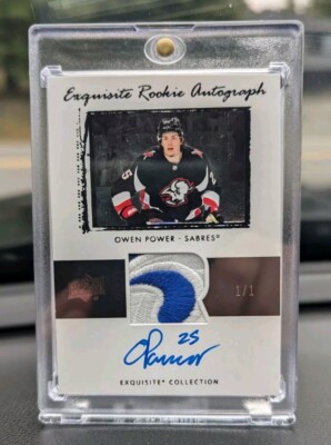 2022-23 Exquisite Collection Owen Power Exquisite Rookie Autograph 1/1 ...